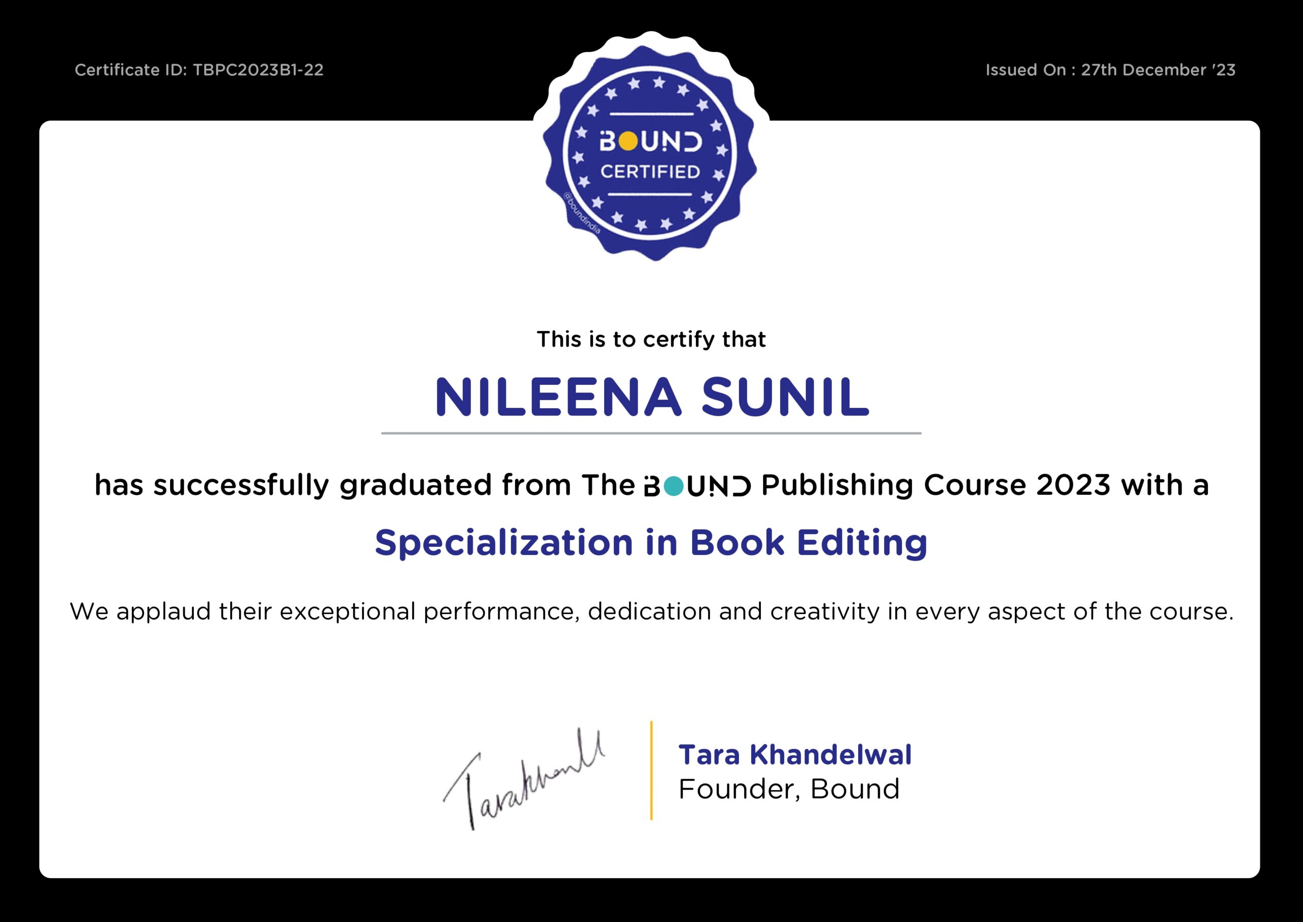 Nileena Sunil - -- | LinkedIn